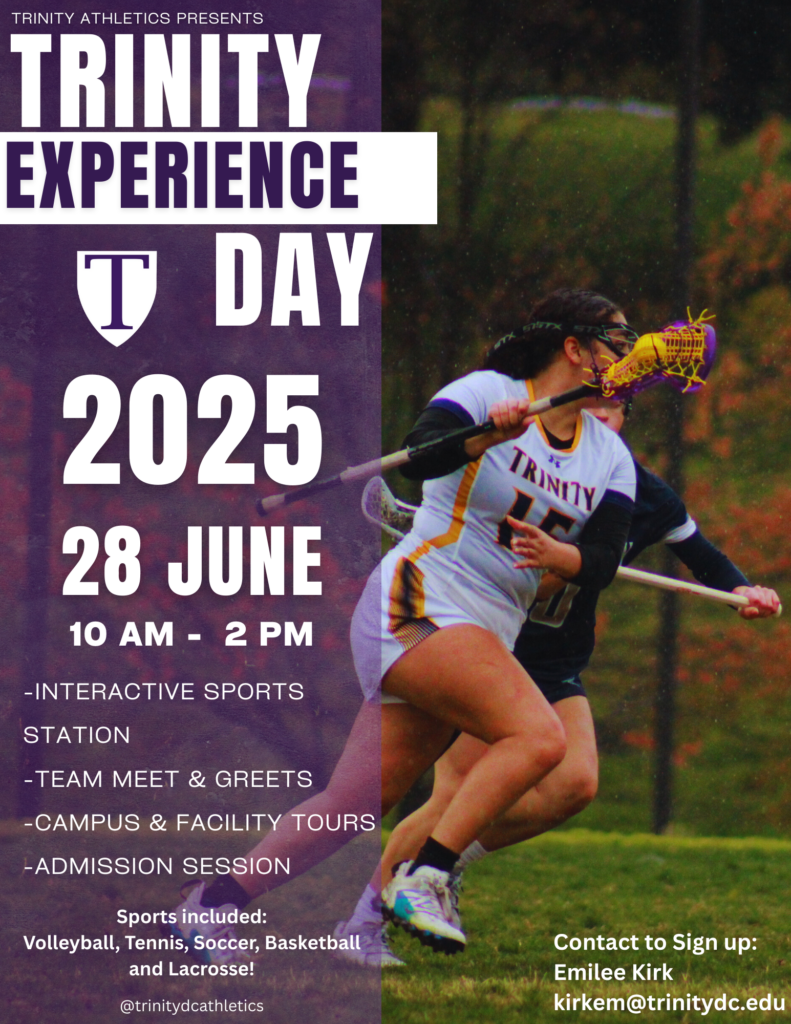 Trinity Experience Day; Saturday, June 28th 2025 | Athletics