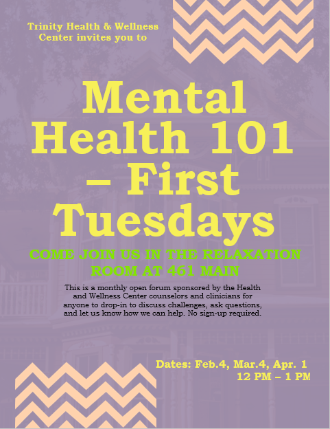 Mental Health 101: First Tuesdays | Health & Wellness Center