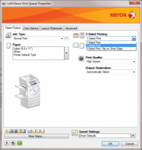 Double-Sided Printing - Technology Services