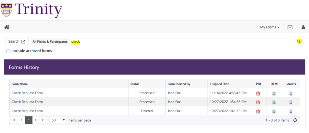 Dynamic Forms Portal | Technology Services